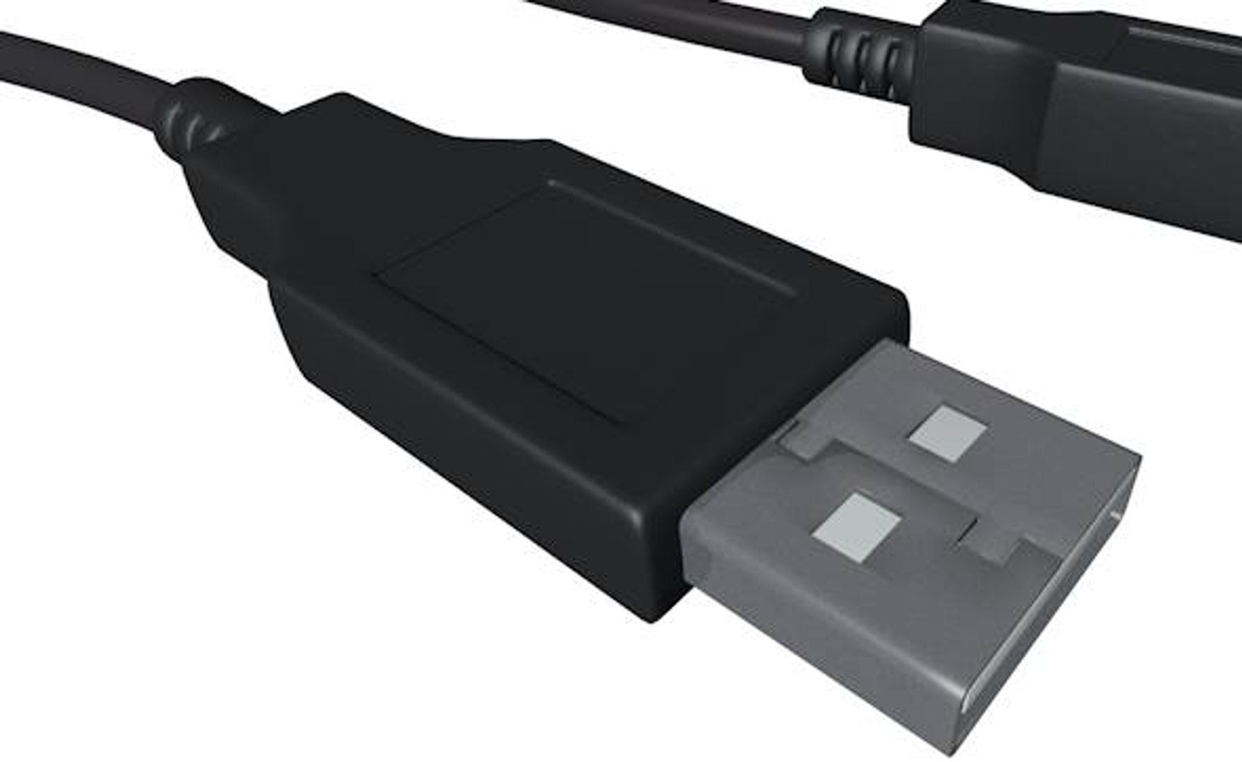 3d usb cable model