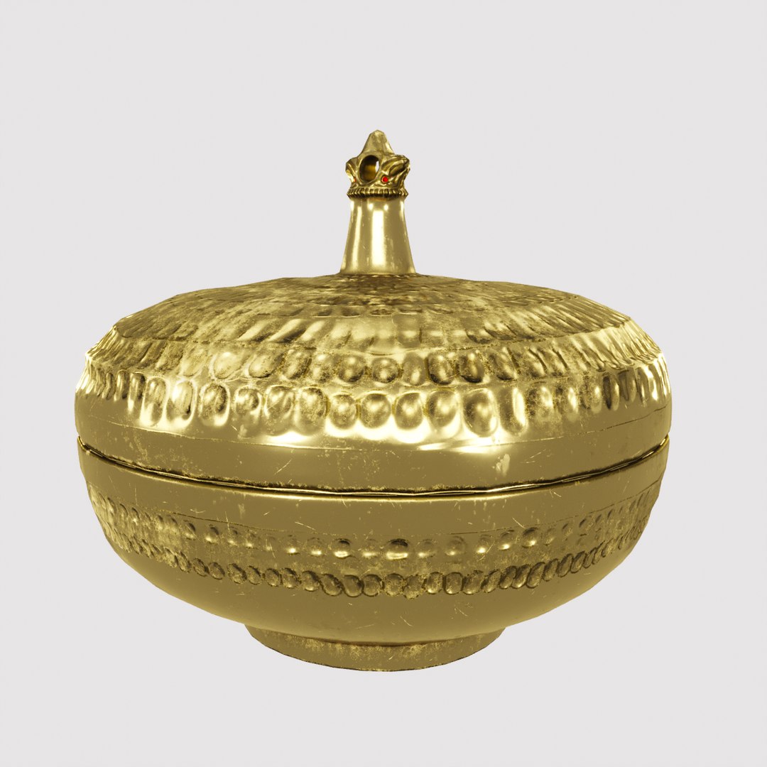 Palace Brass Box 3D Model - TurboSquid 1271152