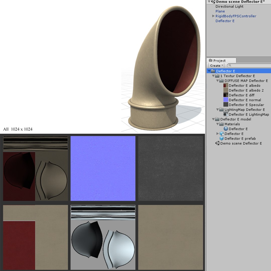Deflector E 3D Model - TurboSquid 1210906