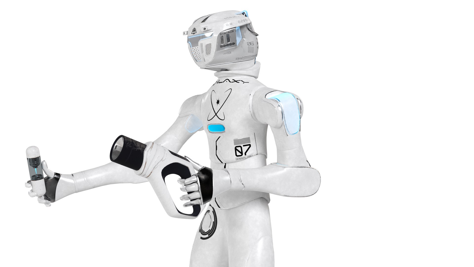 Robot 4ne-1 With Equipment 3D Model - TurboSquid 2228039