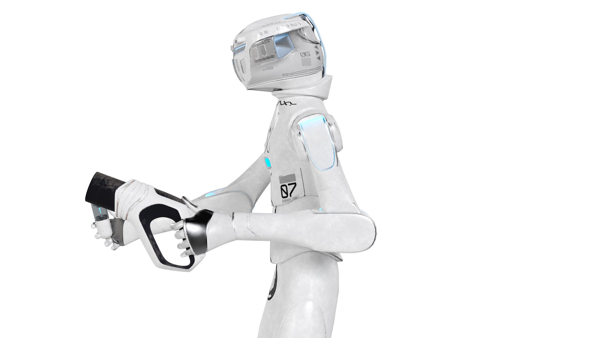 Robot 4ne-1 With Equipment 3D Model - TurboSquid 2228039