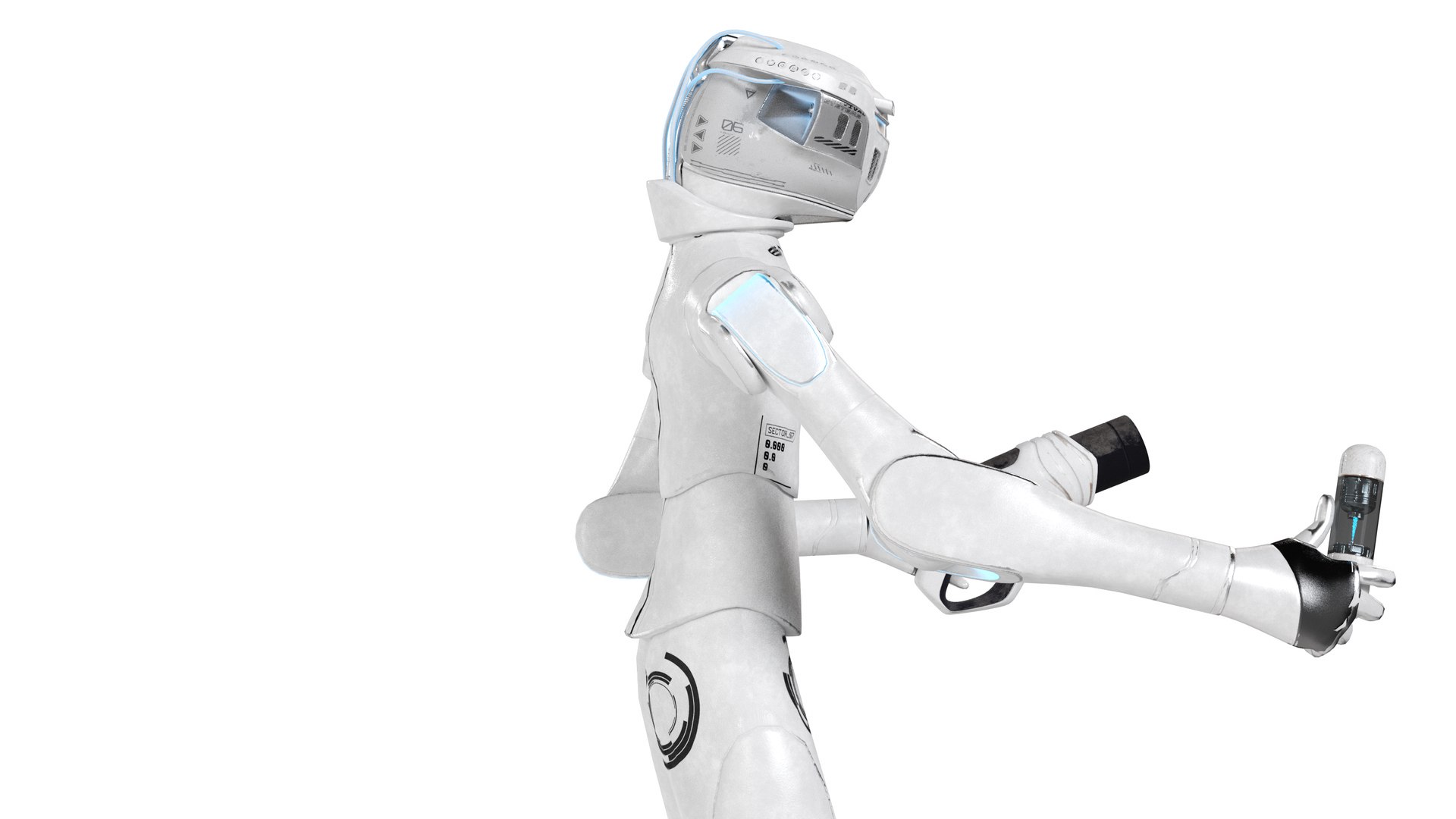 Robot 4ne-1 With Equipment 3D Model - TurboSquid 2228039