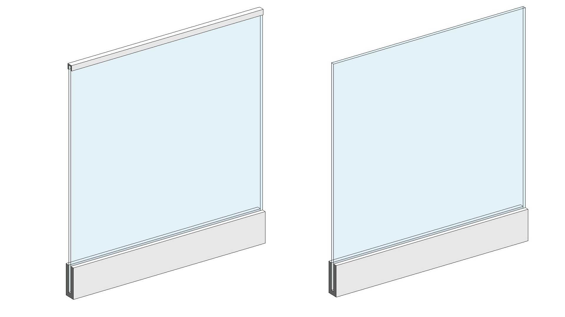 Glass Balustrade Generic Model Family 3D Model - TurboSquid 2006297