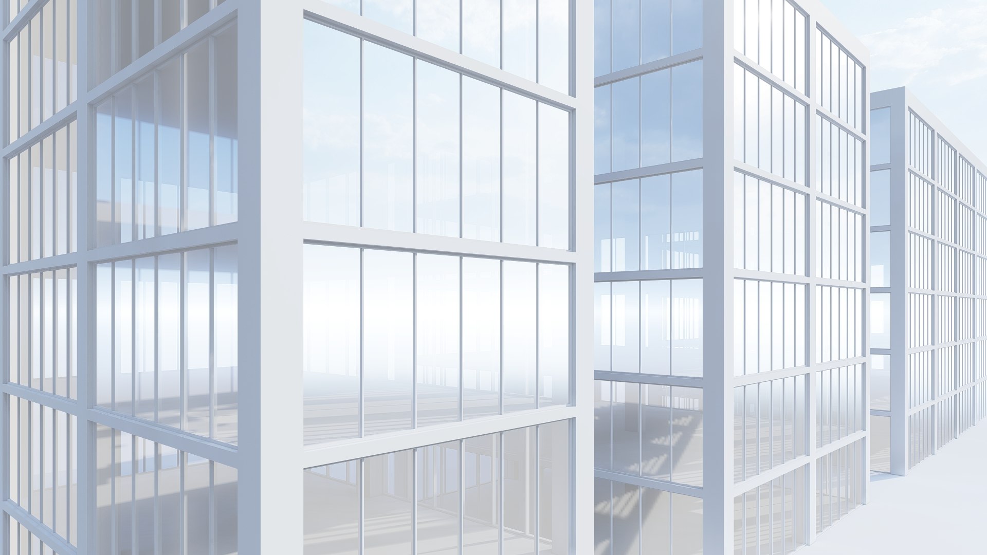 4types Simple Building M Size Model - TurboSquid 1845042