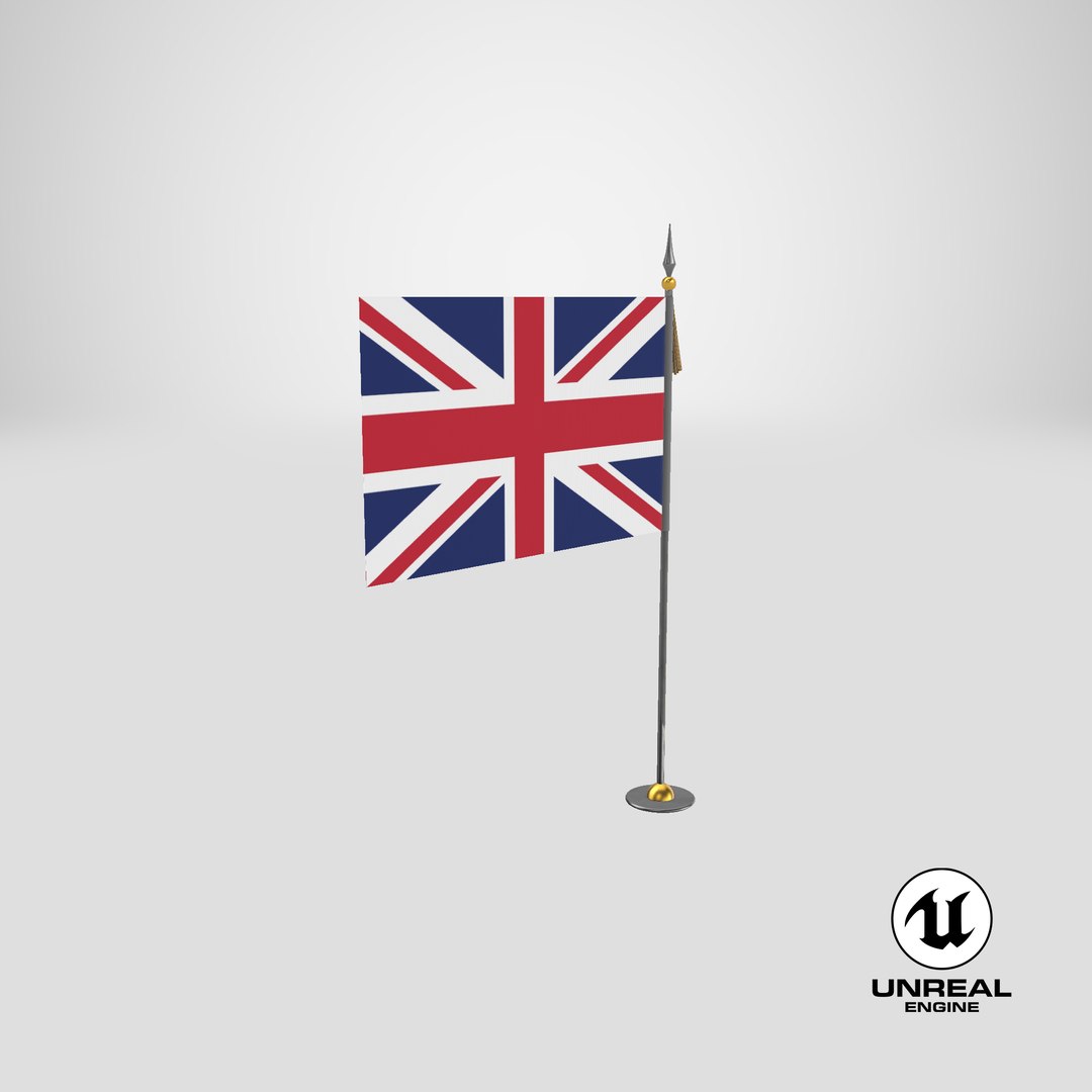 3D model British Flag V3 - TurboSquid 1882426