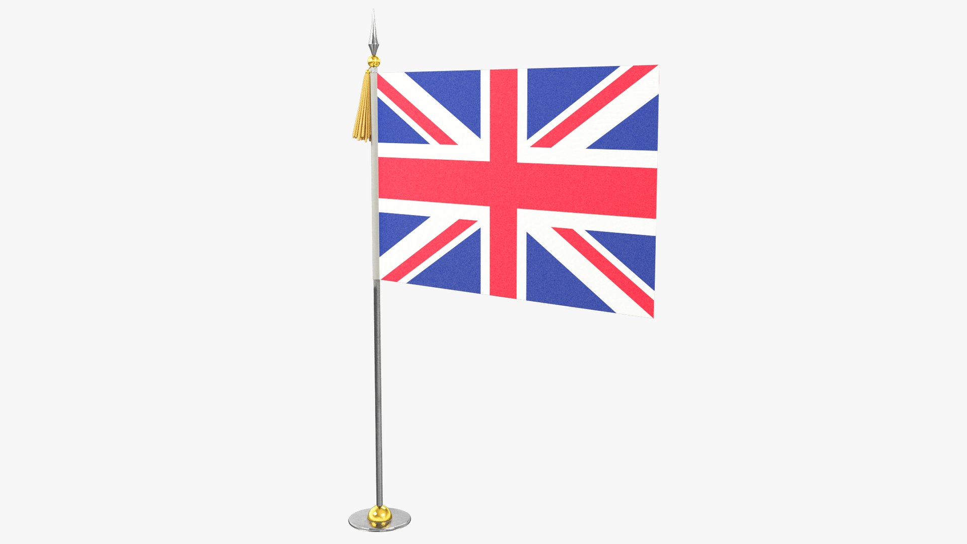 3D model British Flag V3 - TurboSquid 1882426
