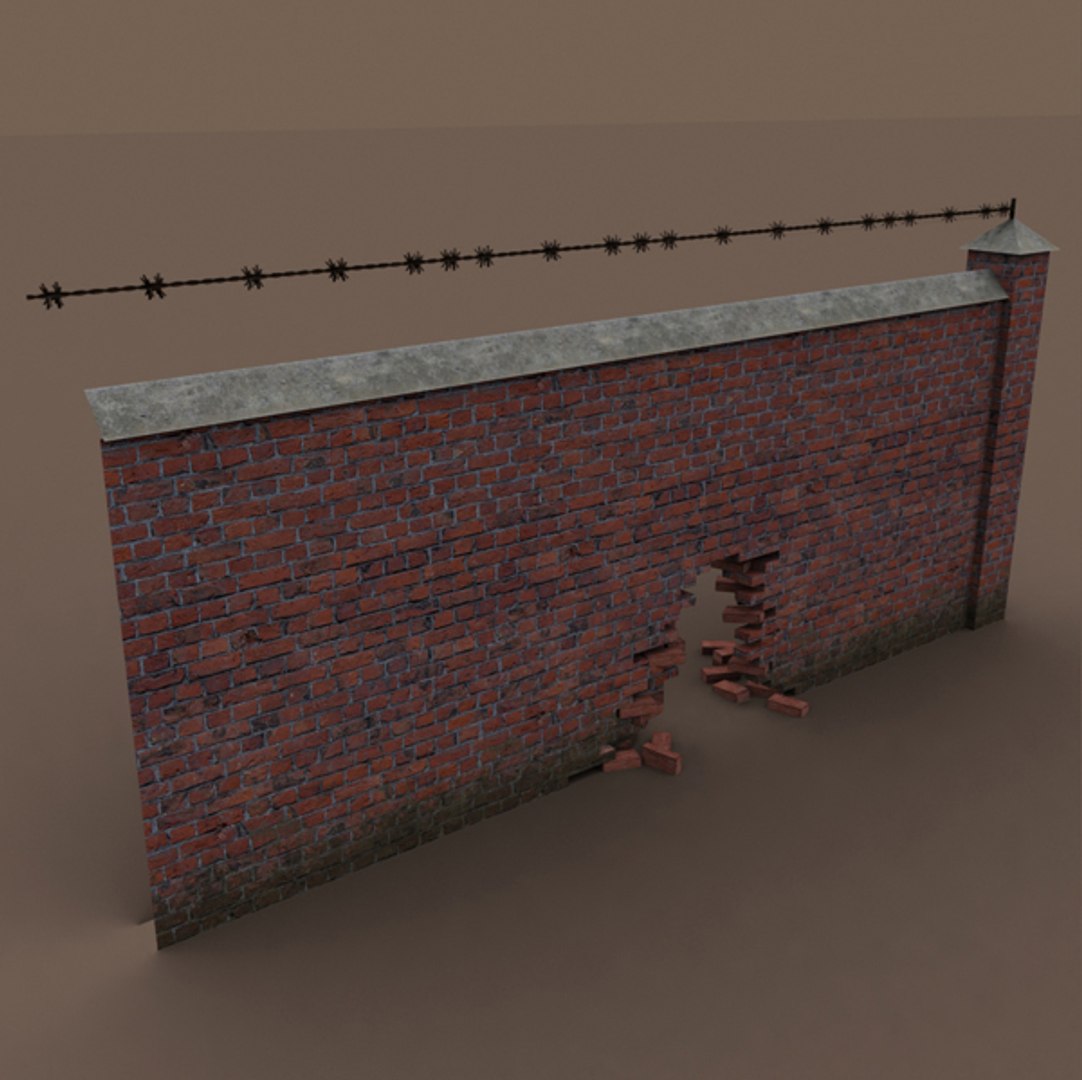 3d Brick Wall Set
