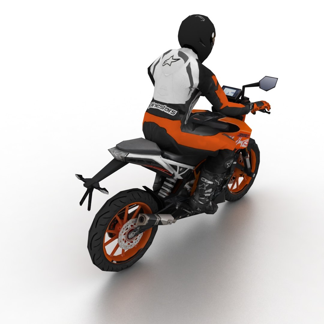 2017 Ktm 390 Duke 3D Model - TurboSquid 1195825