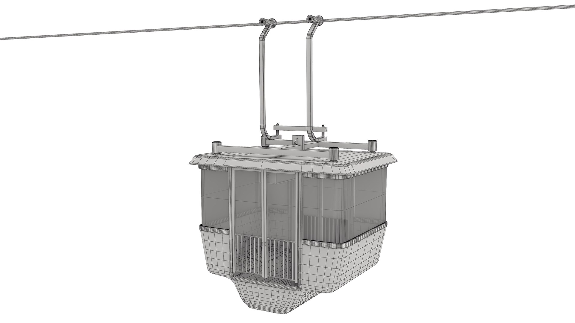 3D Model Cableway Car - TurboSquid 2205778