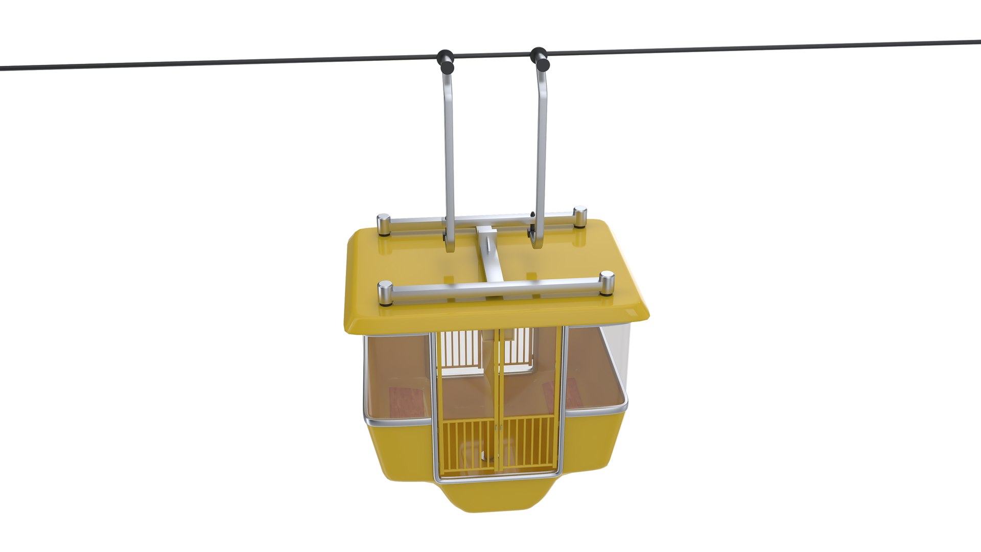 3D Model Cableway Car - TurboSquid 2205778