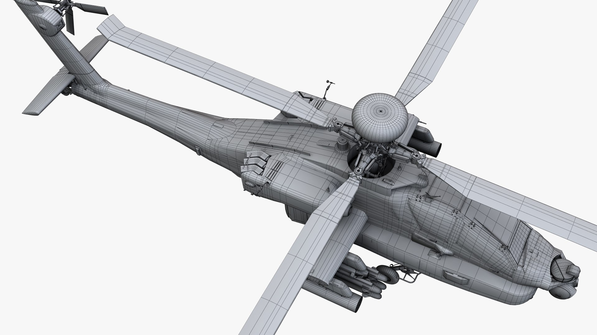 3D Model Boeing Ah-64d Apache Longbow - TurboSquid 1215143
