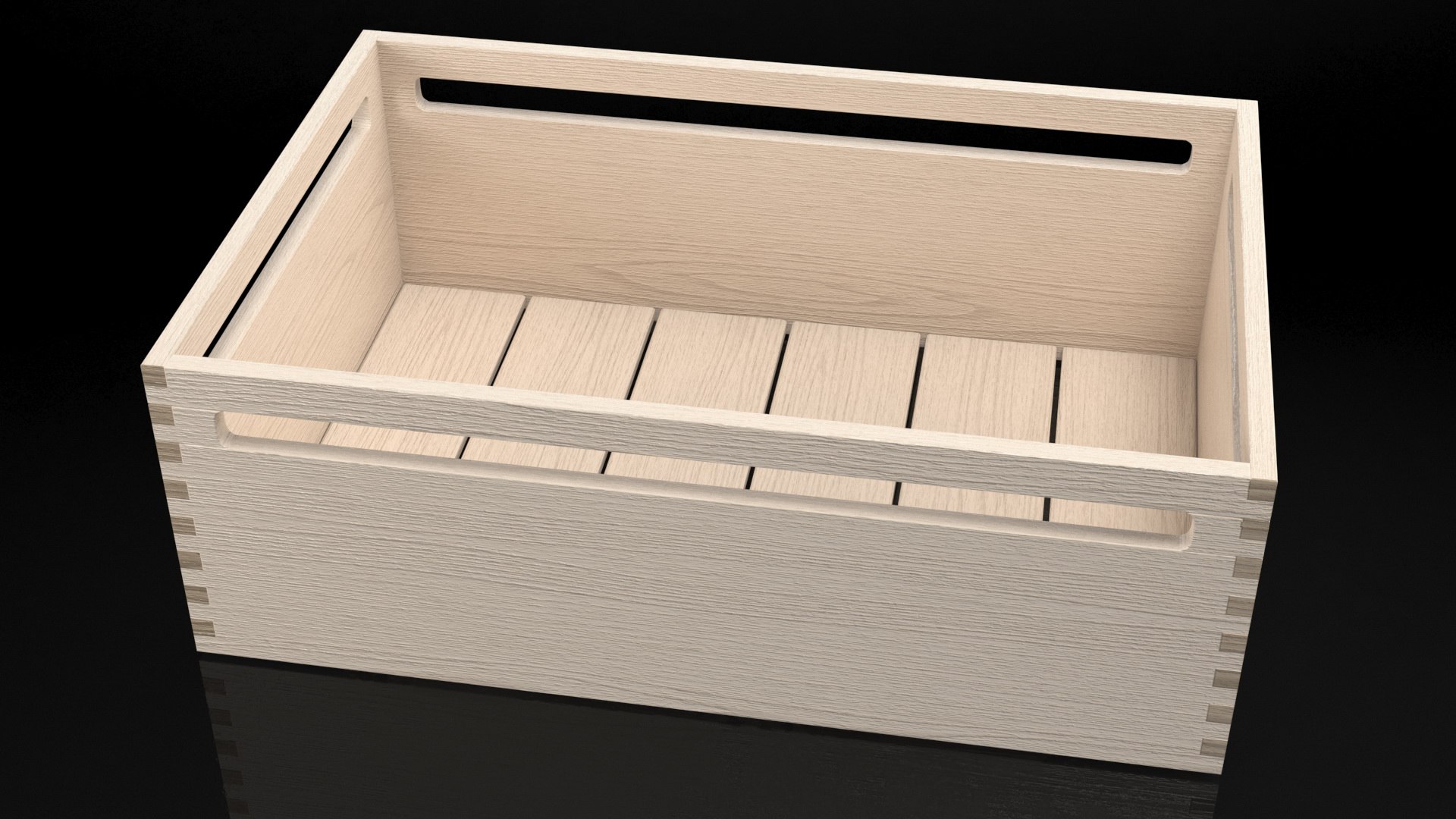 Stacking Crate H16cm 3D Model - TurboSquid 1922351