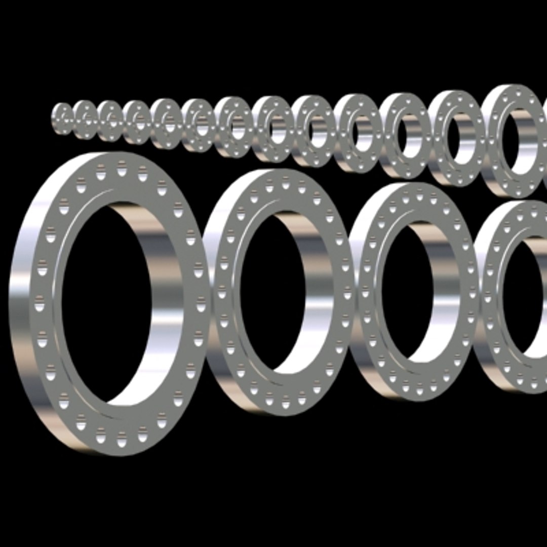 3d Model 400 Ansi Class Flanges