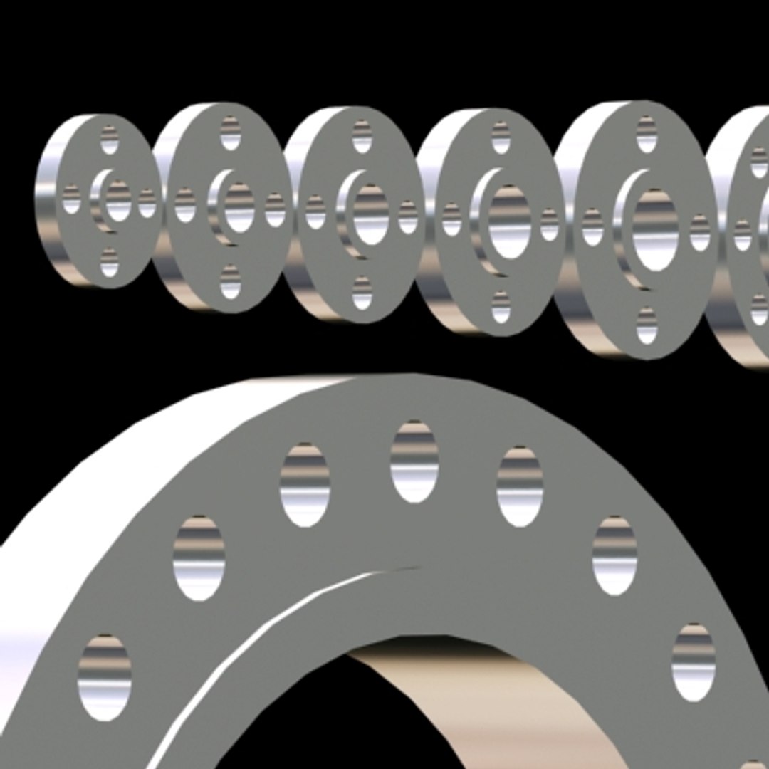 3d Model 400 Ansi Class Flanges