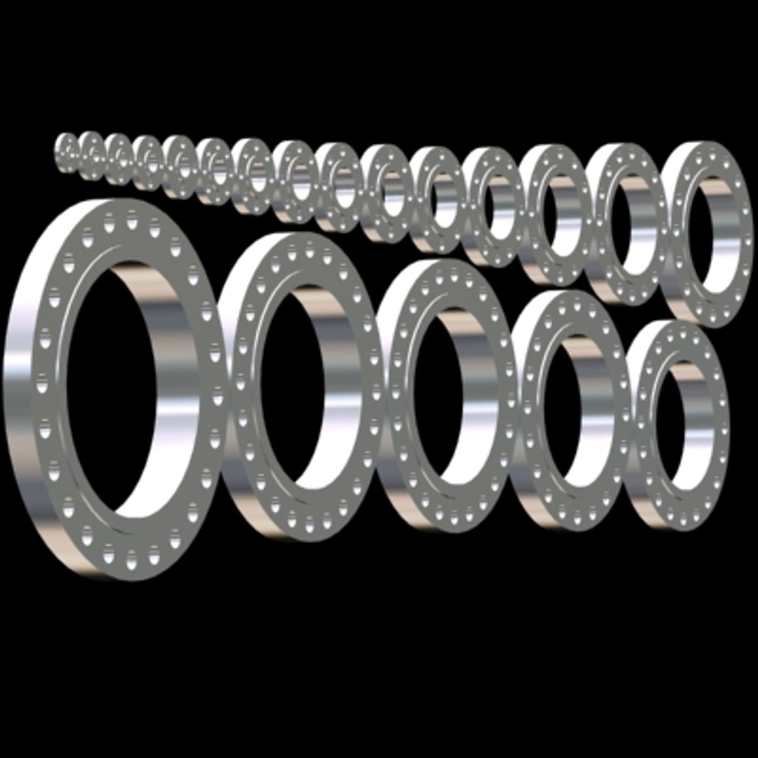 3d Model 400 Ansi Class Flanges