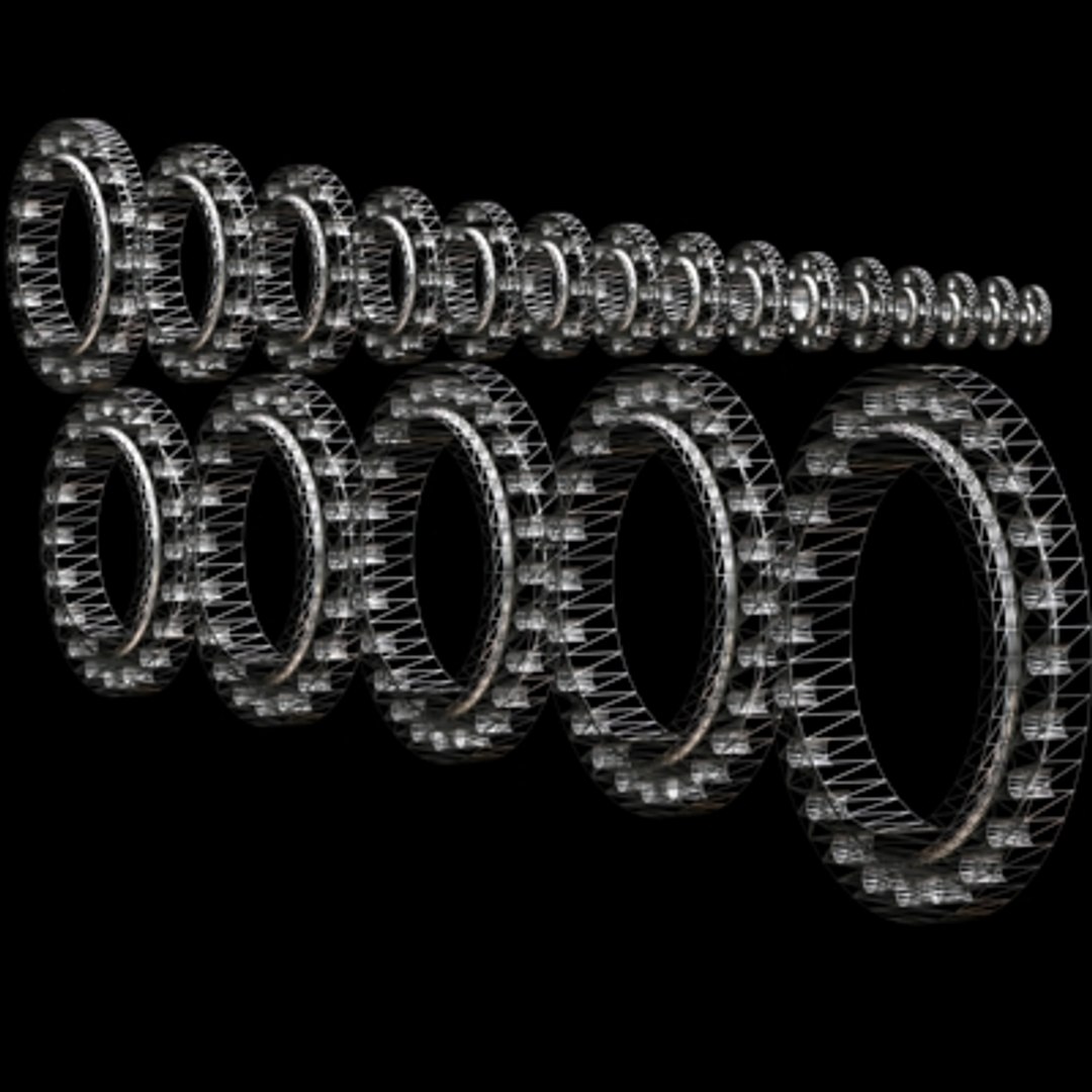 3d Model 400 Ansi Class Flanges