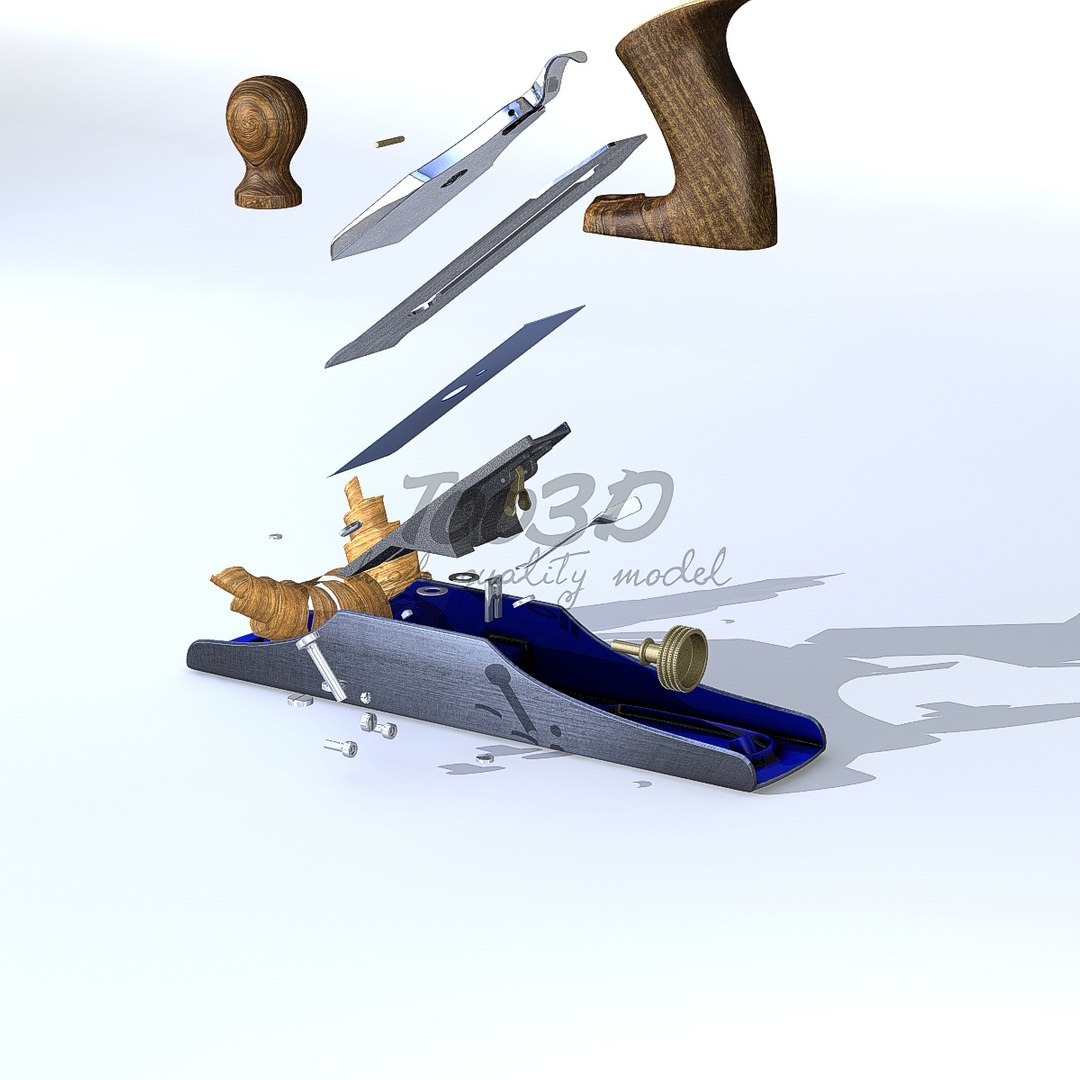Hand Plane 3D Model | 1148935 | TurboSquid
