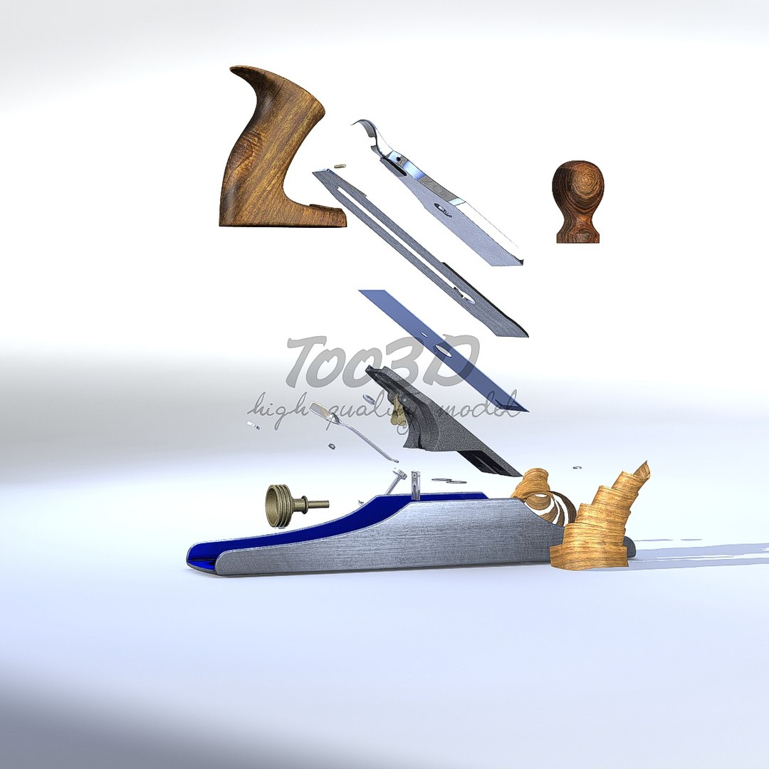 Hand Plane 3D Model | 1148935 | TurboSquid