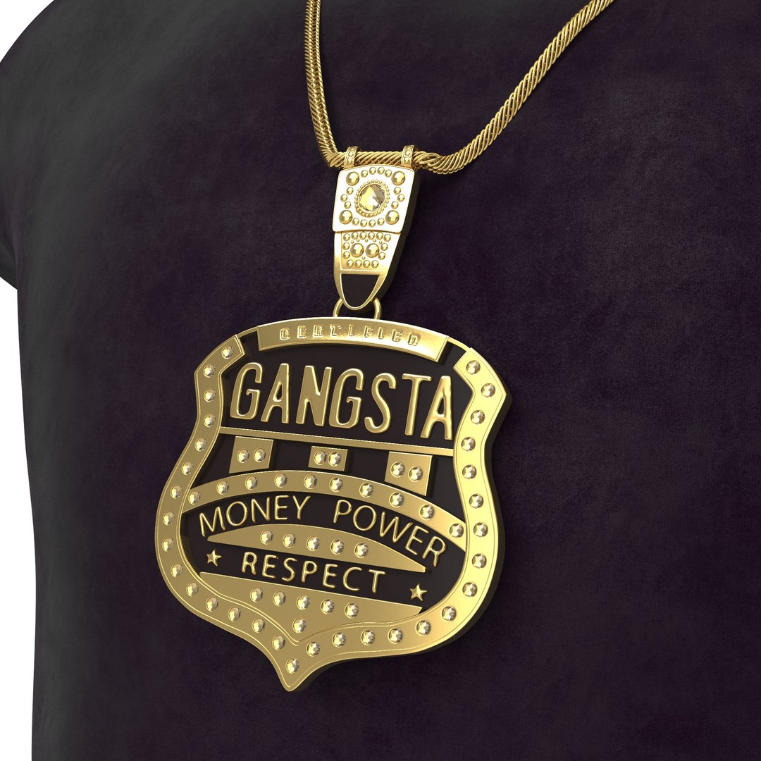 3D Gangsta Respect Jewelry - TurboSquid 1622866