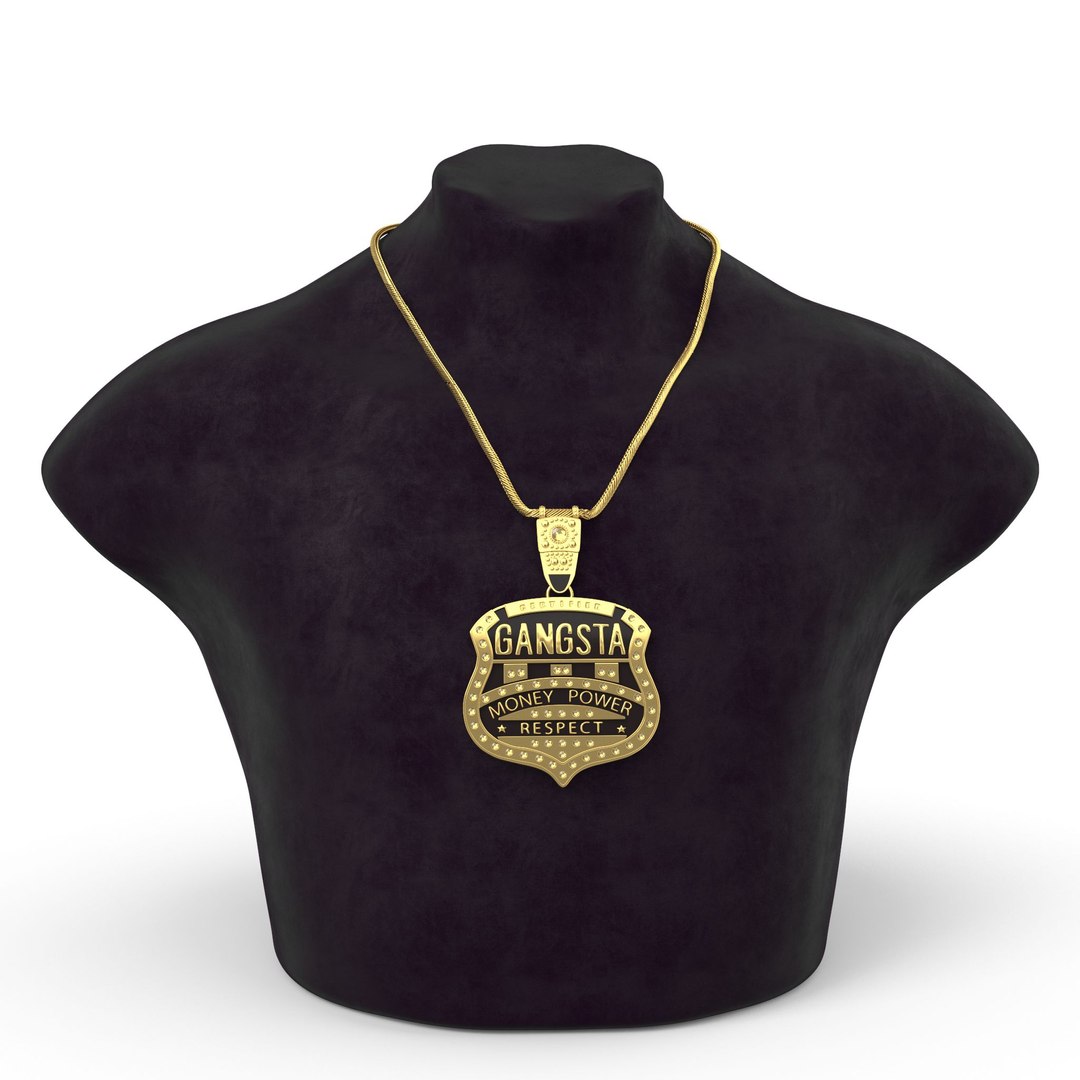 3D Gangsta Respect Jewelry - TurboSquid 1622866