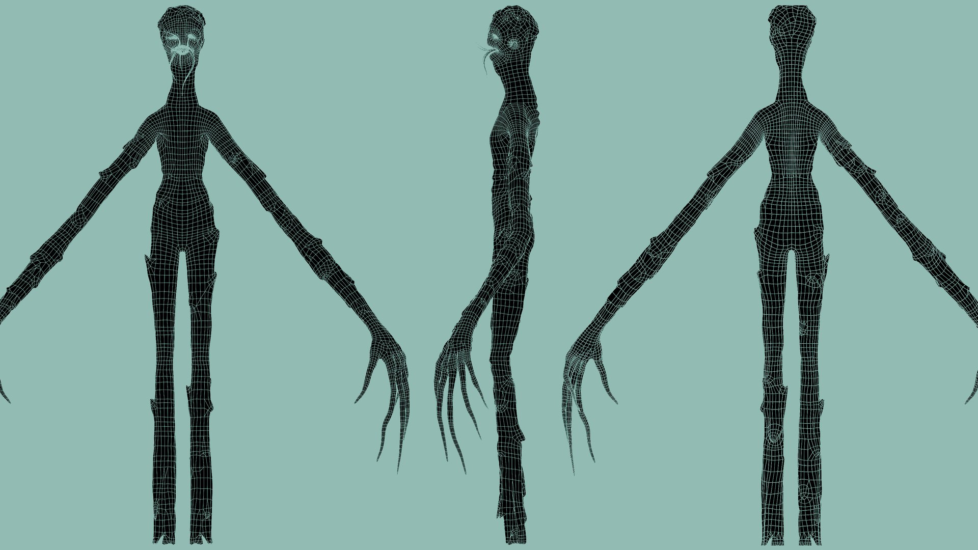 3D Swamp Monster - TurboSquid 2226935