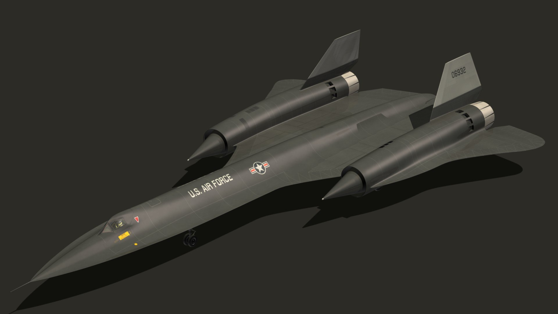 3D Archangel Lockheed A12 - TurboSquid 1676417