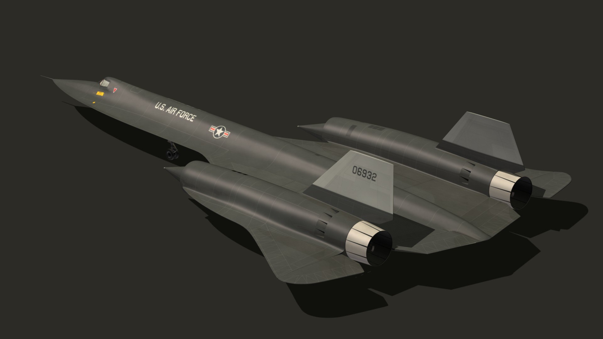 3D Archangel Lockheed A12 - TurboSquid 1676417