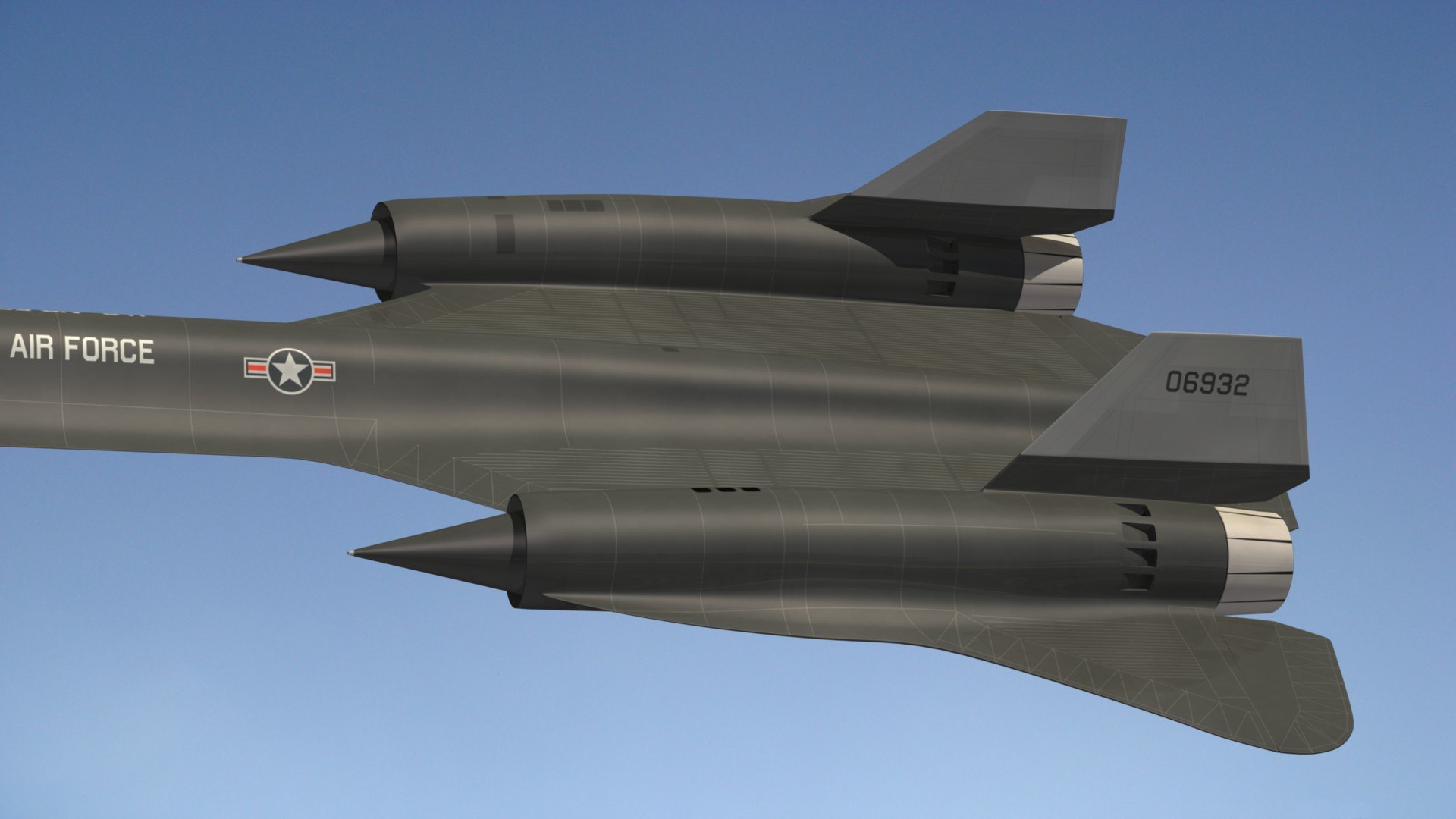 3D Archangel Lockheed A12 - TurboSquid 1676417