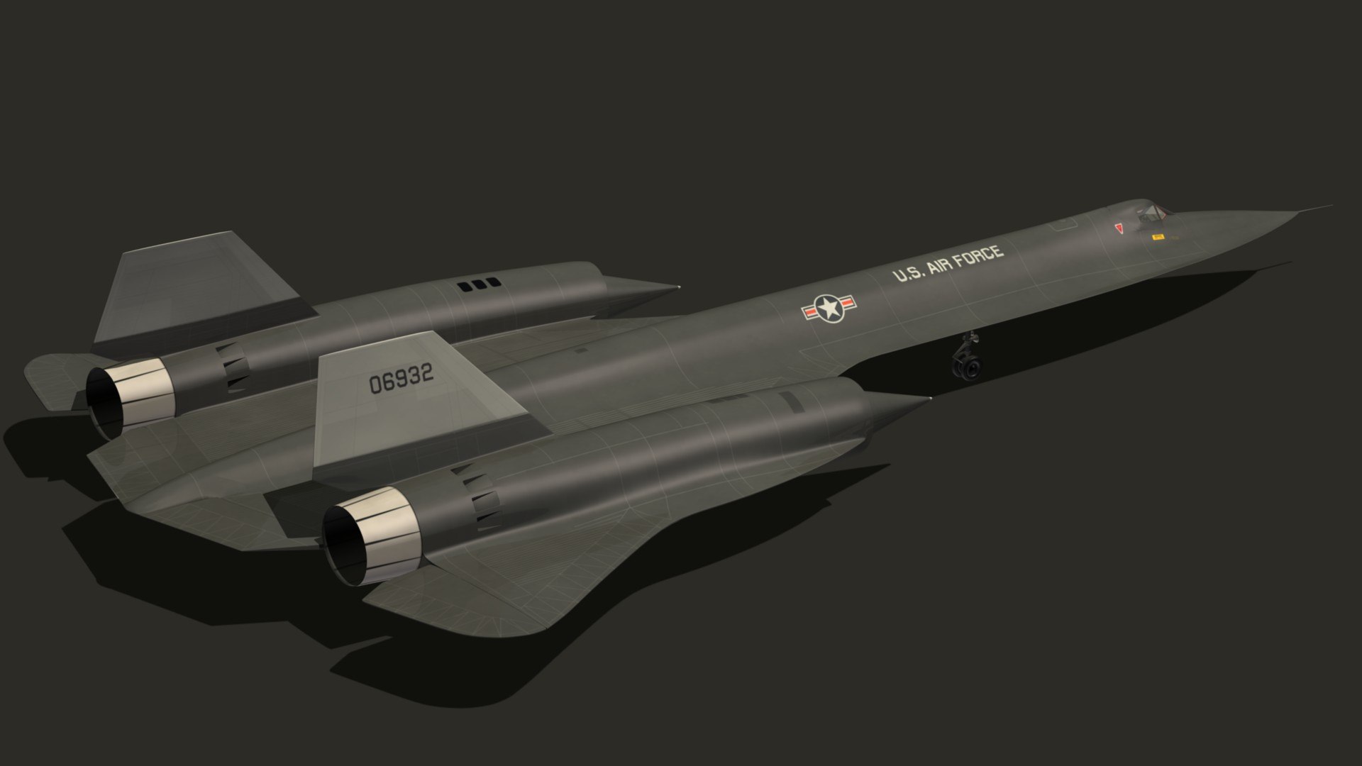 3D Archangel Lockheed A12 - TurboSquid 1676417