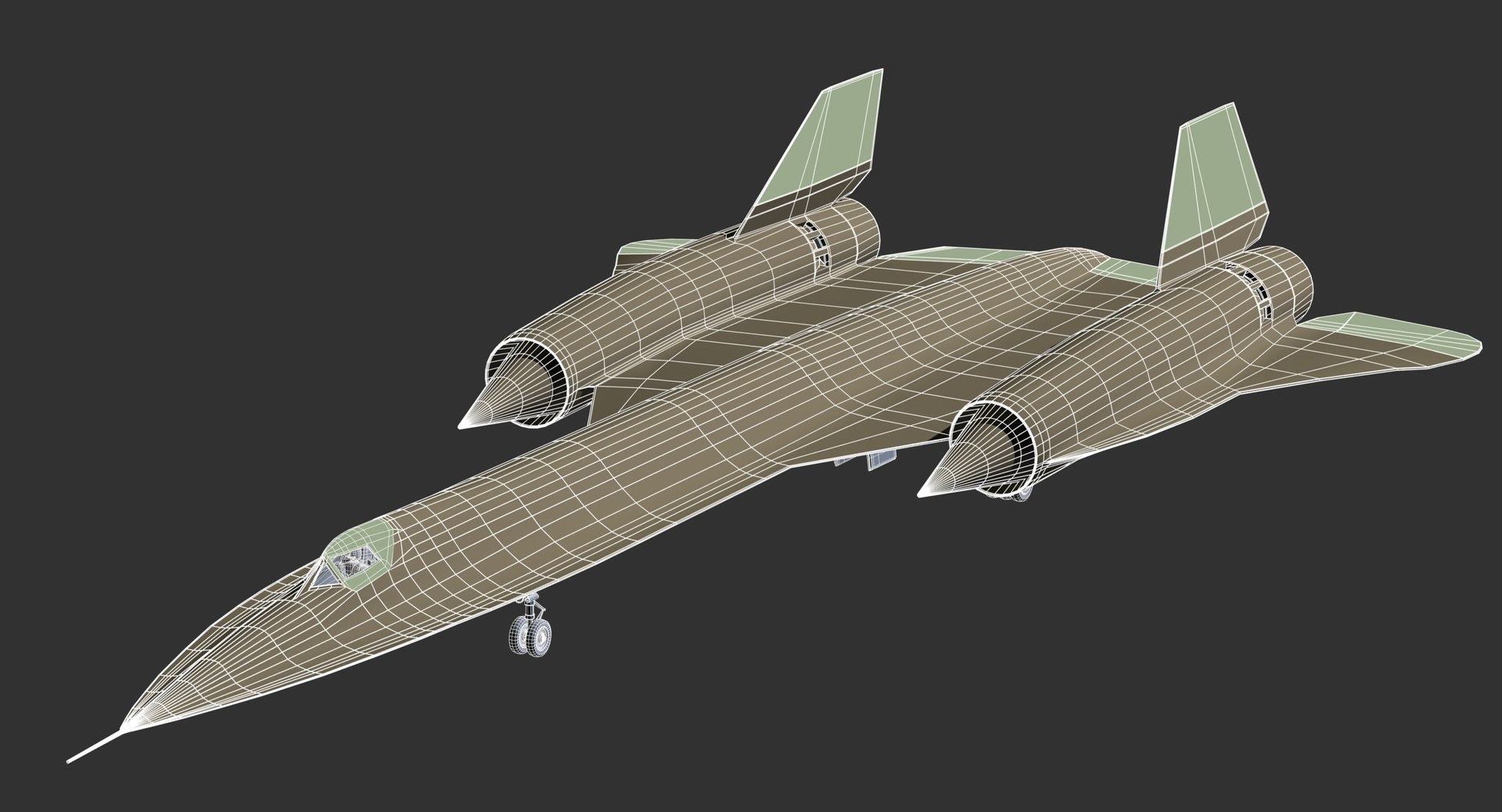 3D Archangel Lockheed A12 - TurboSquid 1676417