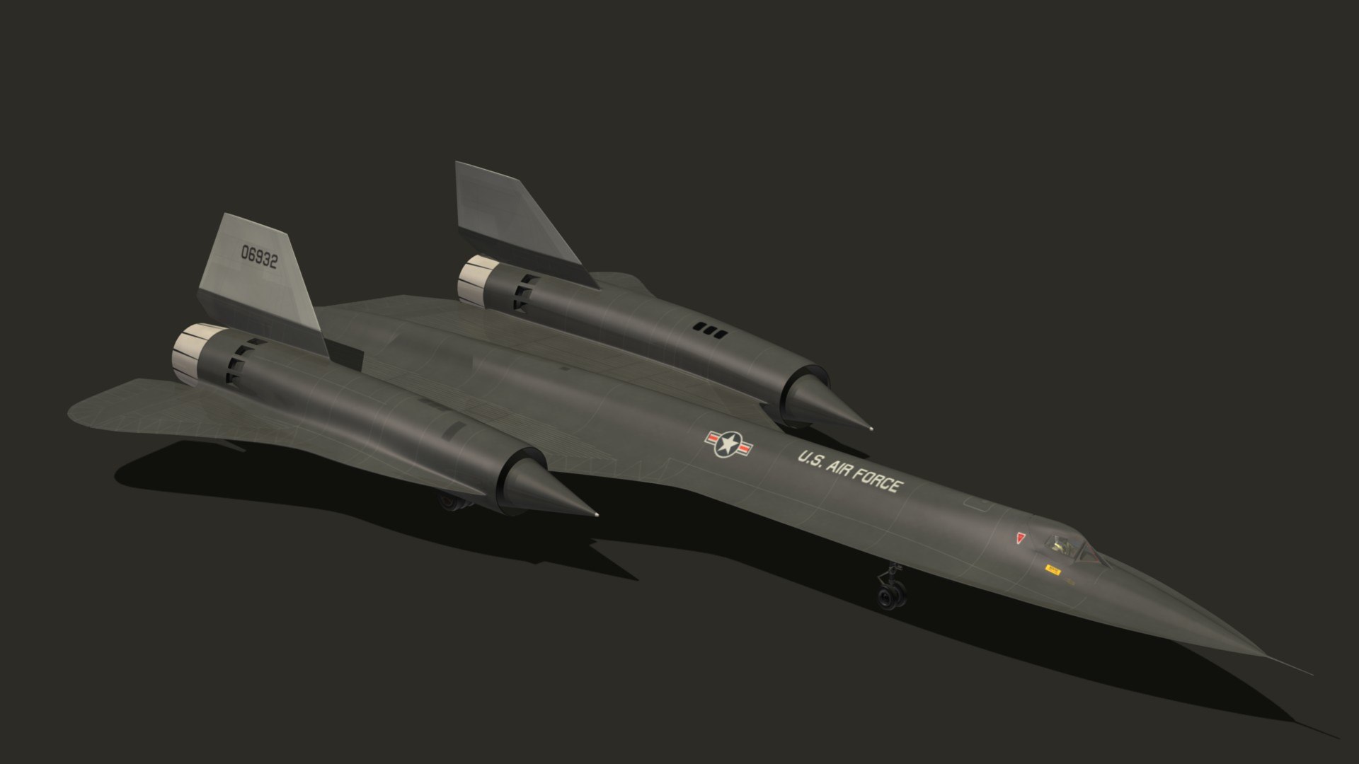 3D Archangel Lockheed A12 - TurboSquid 1676417
