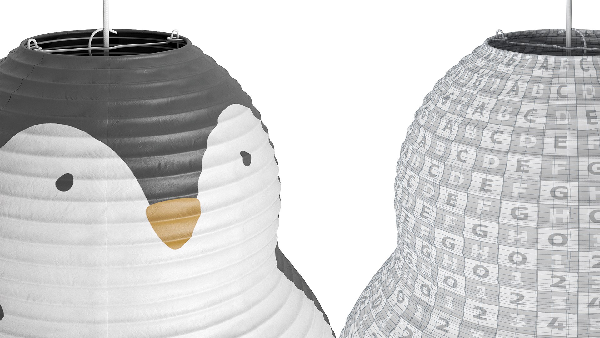 HM Penguin Paper Lamp Shade 3D Model - TurboSquid 2195337
