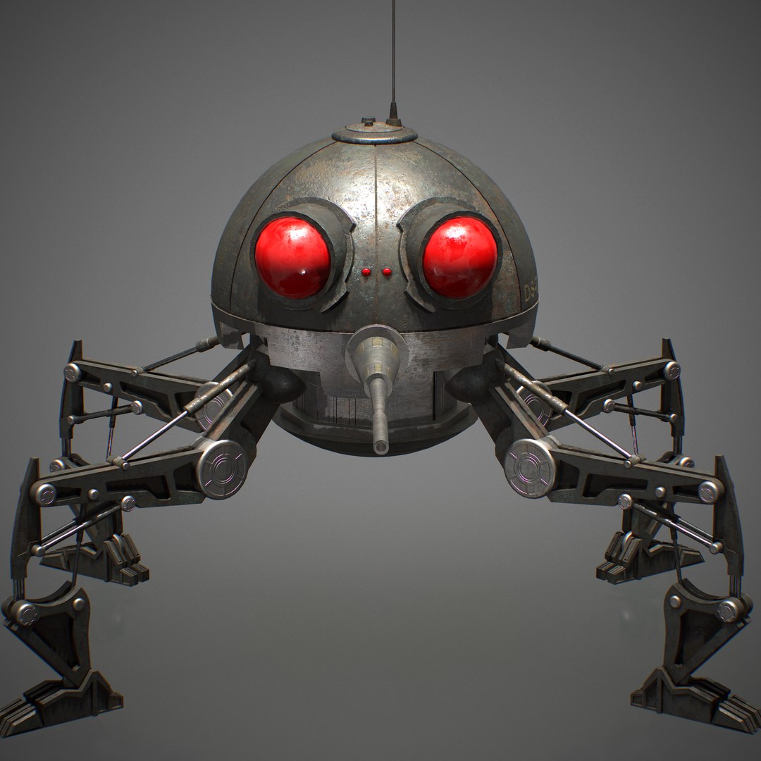 Rigged spider dwarf droid 3D - TurboSquid 1372658