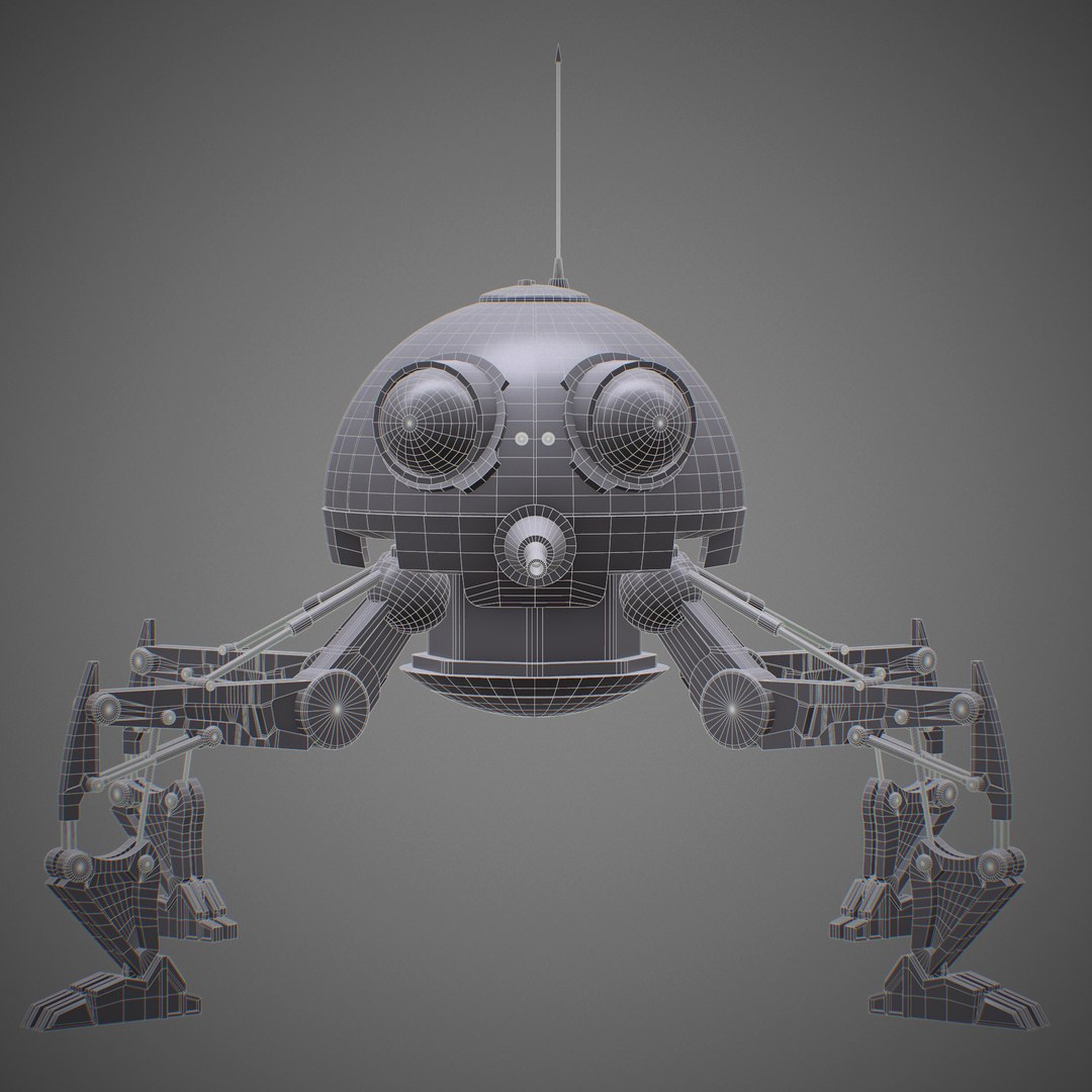 Rigged spider dwarf droid 3D - TurboSquid 1372658