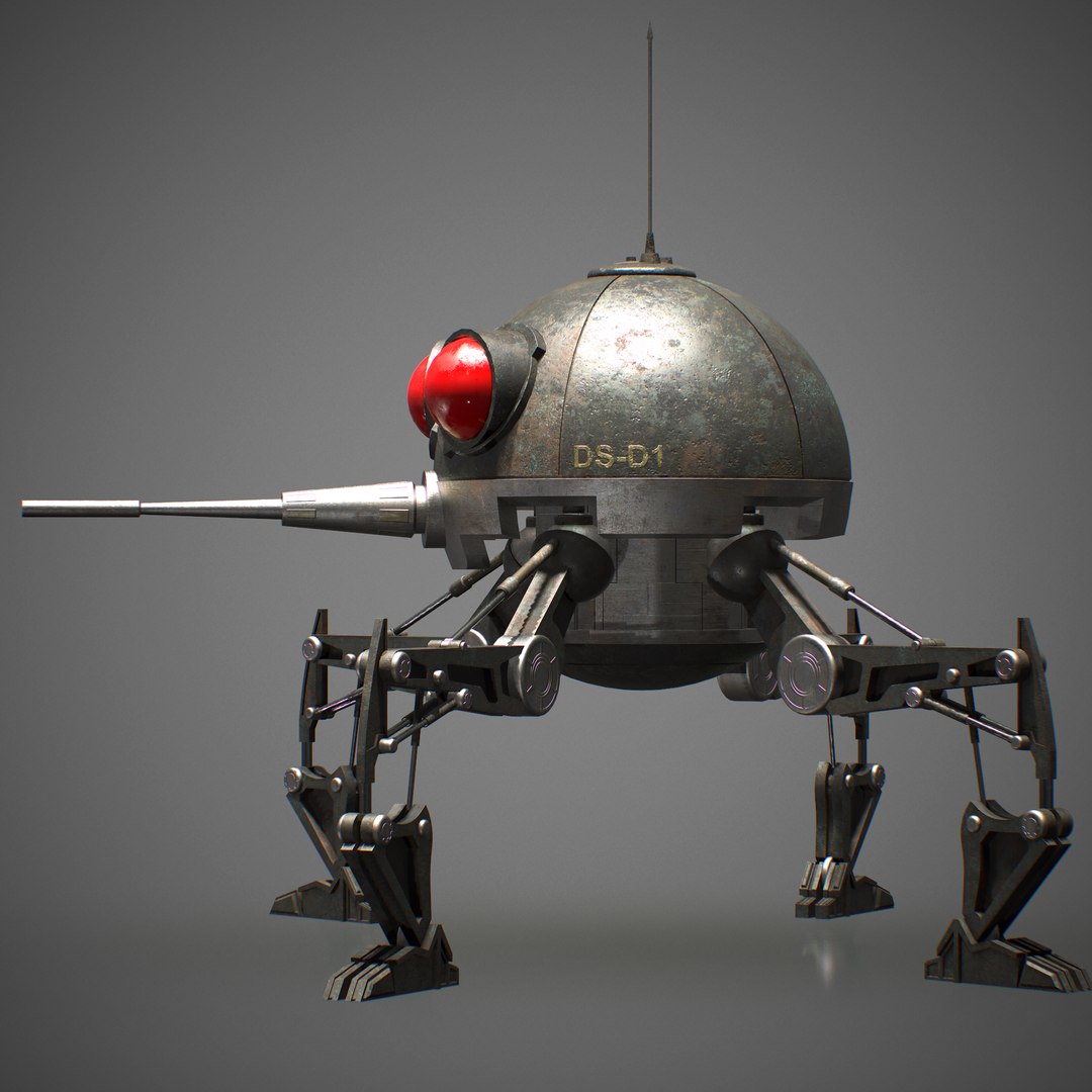 Rigged spider dwarf droid 3D - TurboSquid 1372658