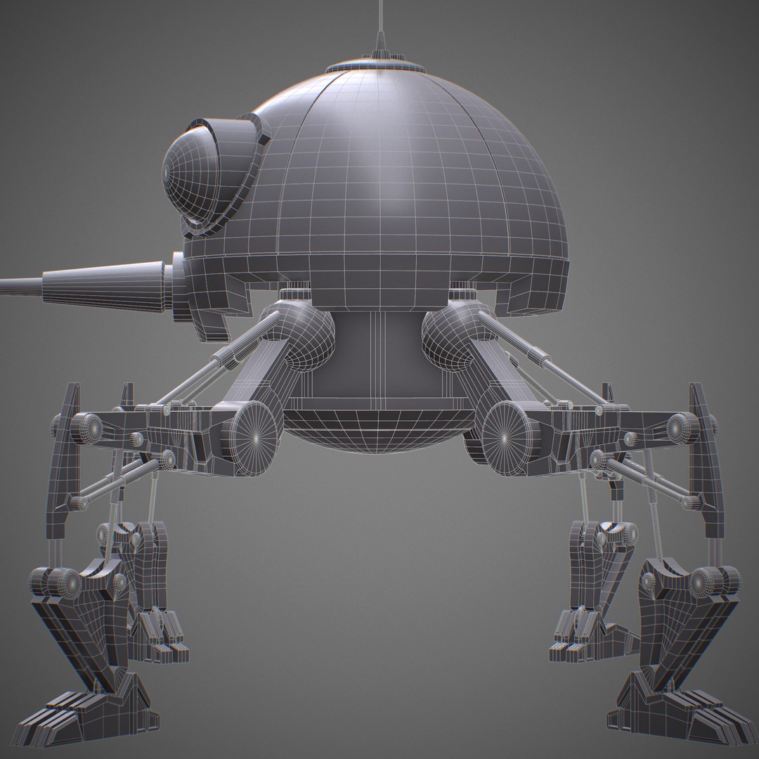 Rigged spider dwarf droid 3D - TurboSquid 1372658