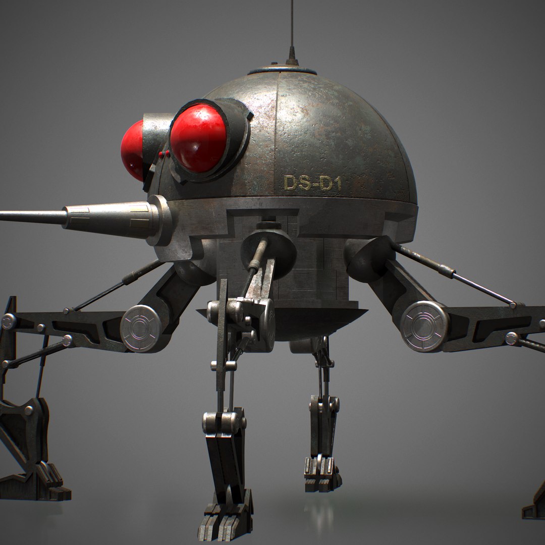 Rigged spider dwarf droid 3D - TurboSquid 1372658