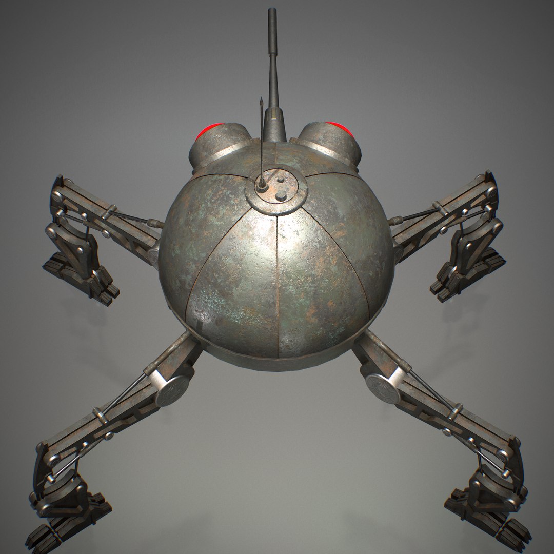 Rigged spider dwarf droid 3D - TurboSquid 1372658
