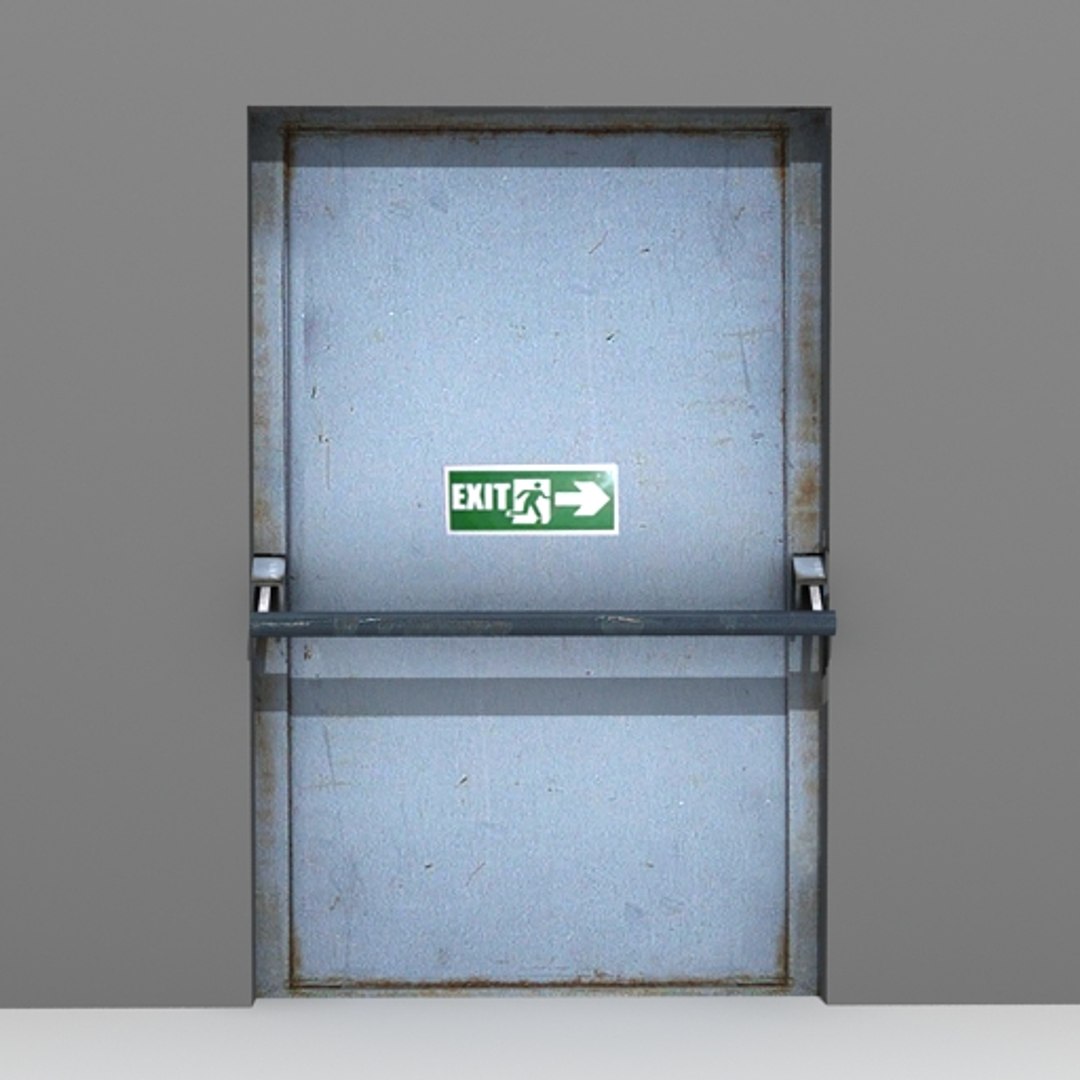 3d Emergency Exit Door