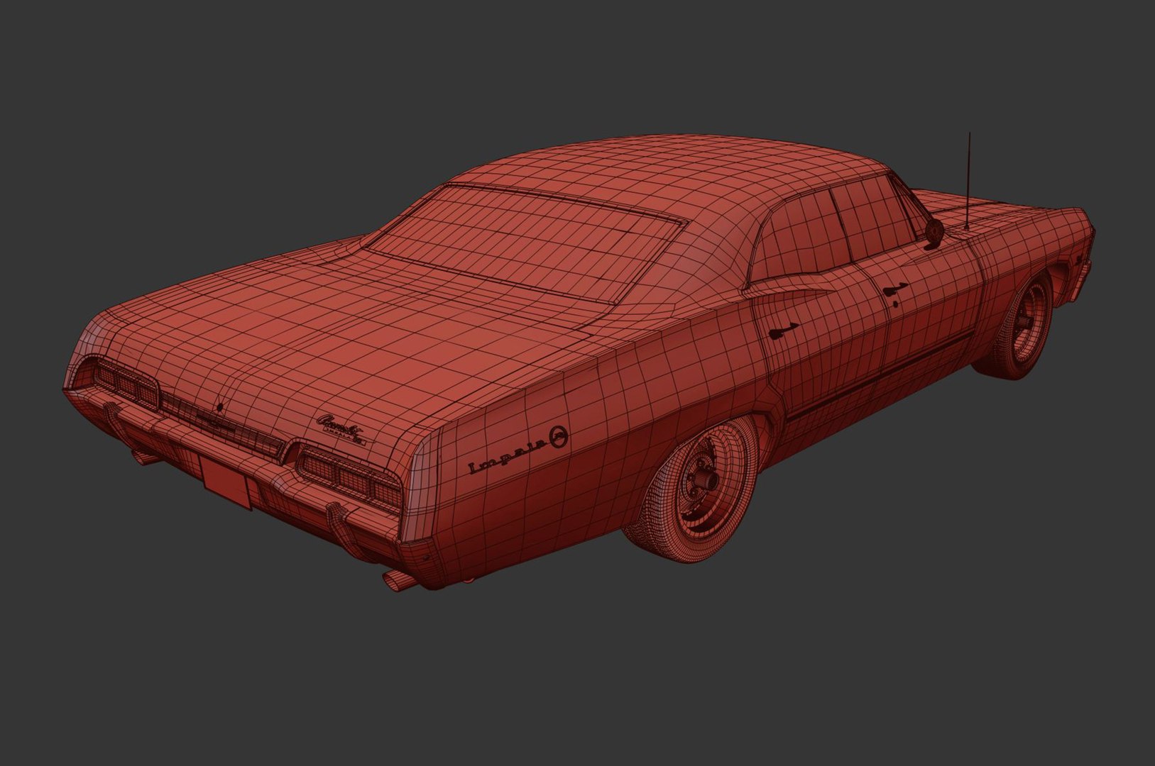 Chevrolet Impala 1967 3D Model - TurboSquid 2295435