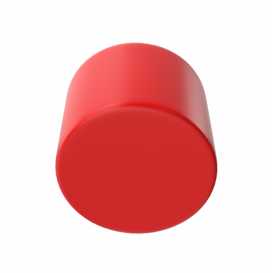 Red Shape Cylinder 3D - TurboSquid 2212255