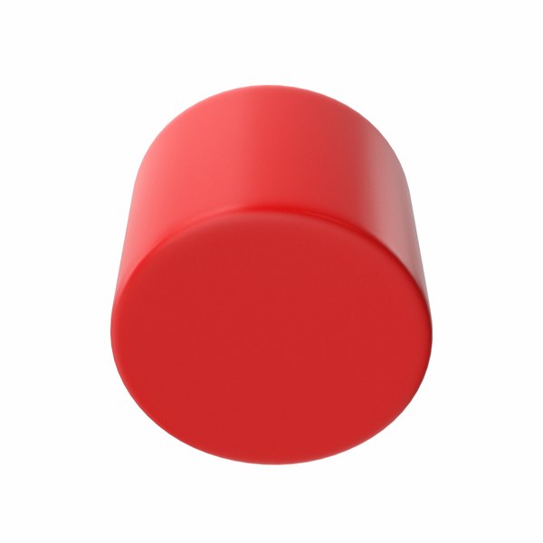 modelo 3d Cilindro de forma roja - TurboSquid 2212255