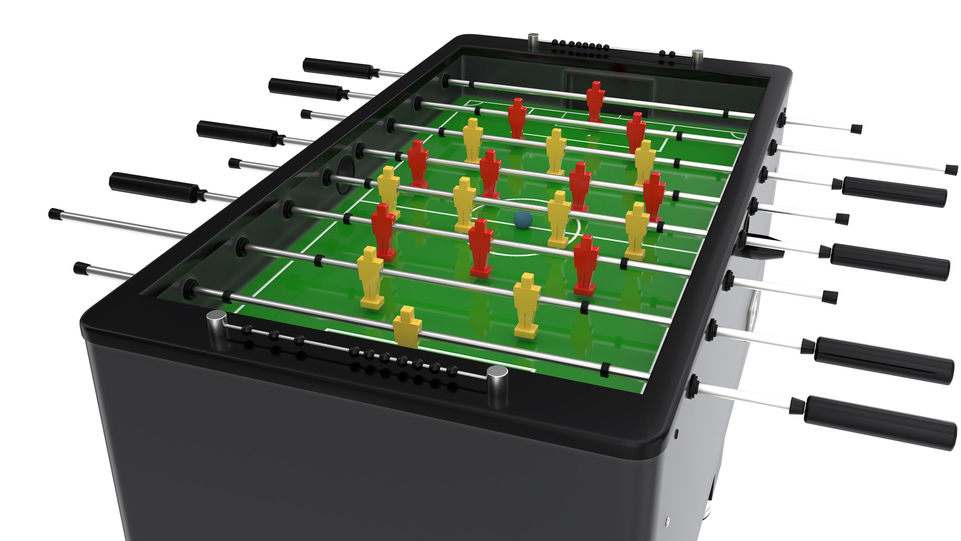 3D Model Foosball Table - TurboSquid 2257730
