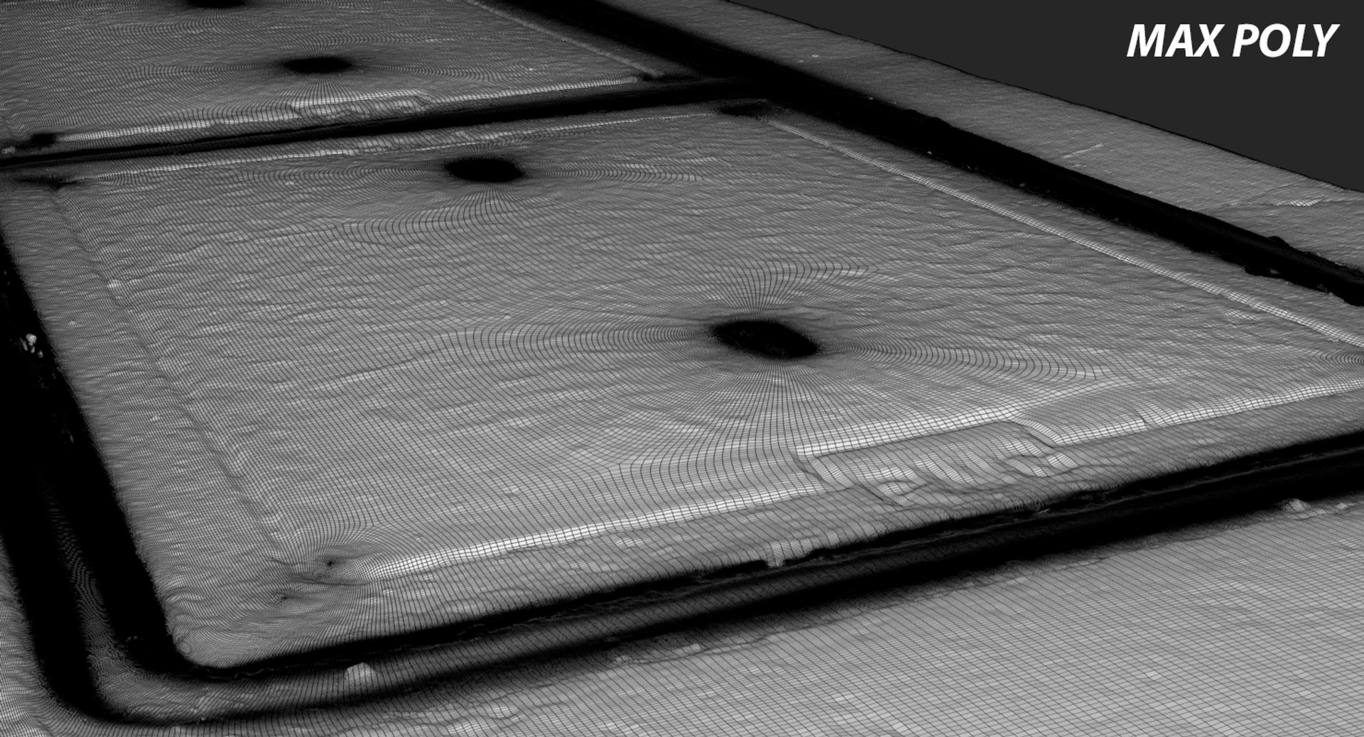 3D Concrete Utility Cover 8k - TurboSquid 1418668