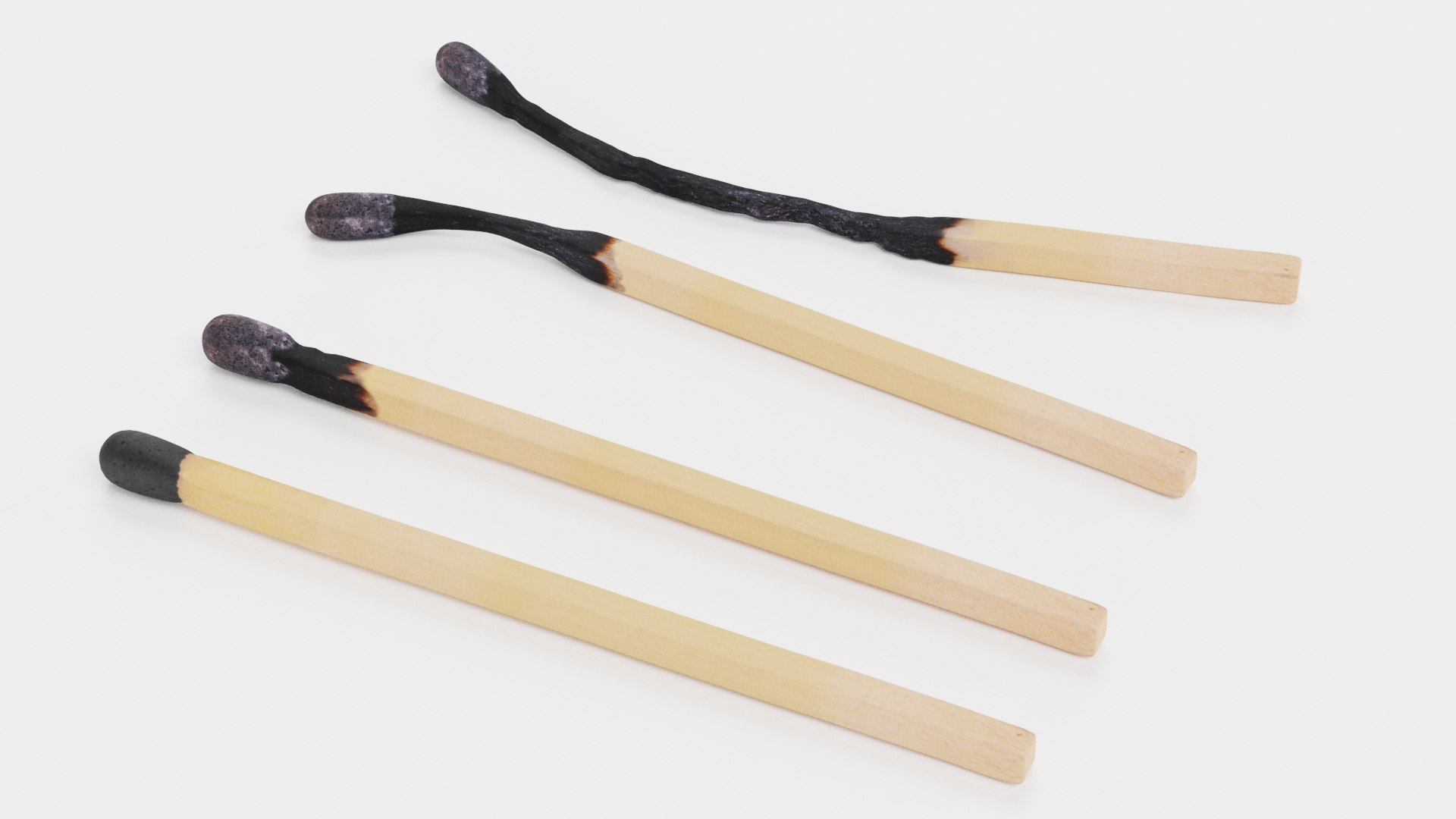 3D Matches Lights Pbr Model - TurboSquid 1529329