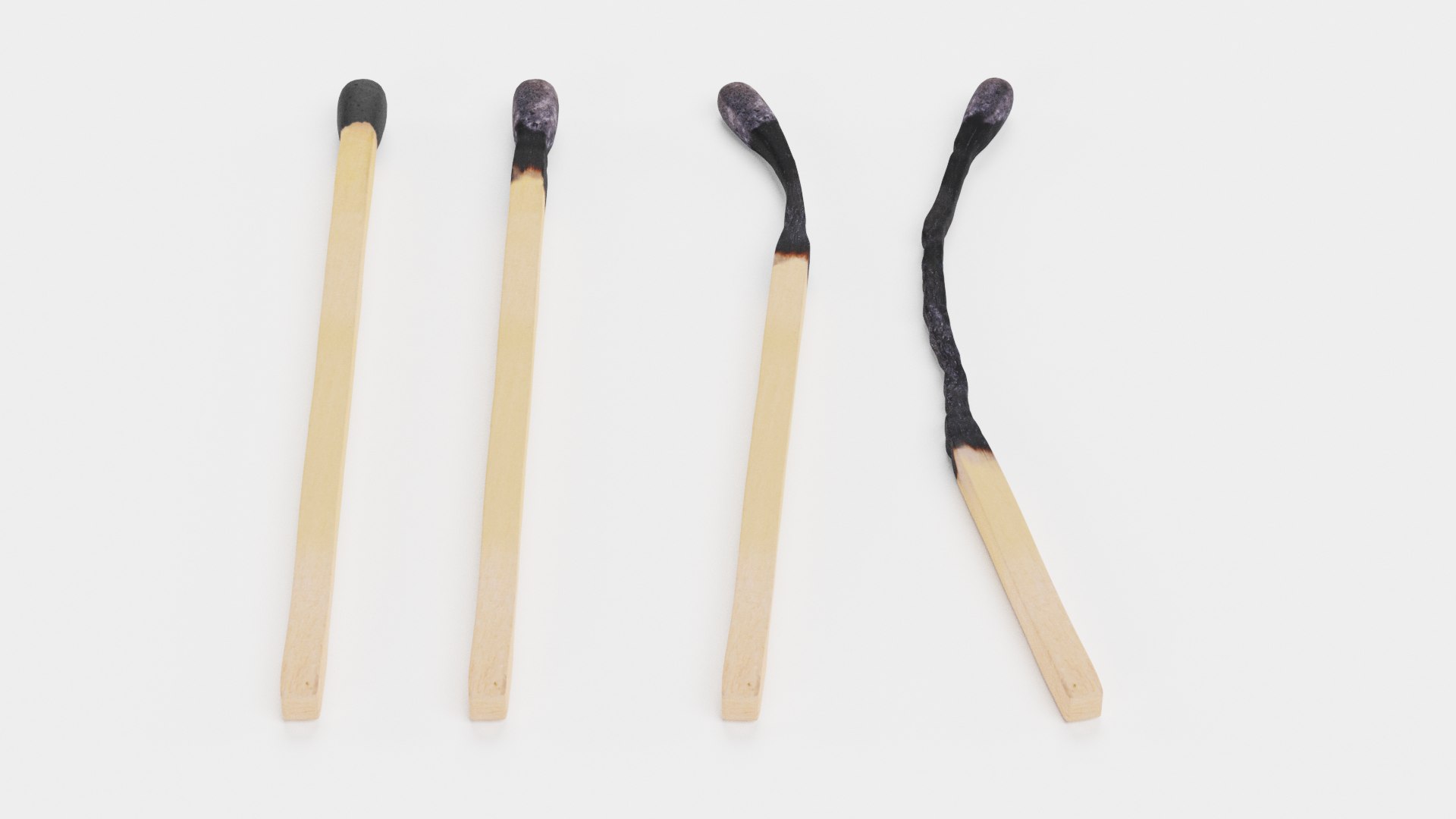 3D Matches Lights Pbr Model - TurboSquid 1529329