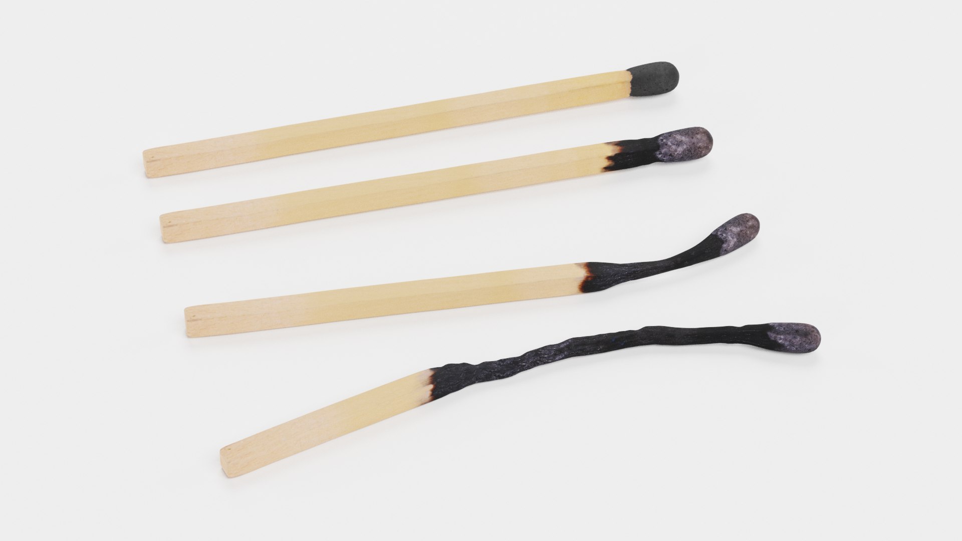 3D Matches Lights Pbr Model - TurboSquid 1529329