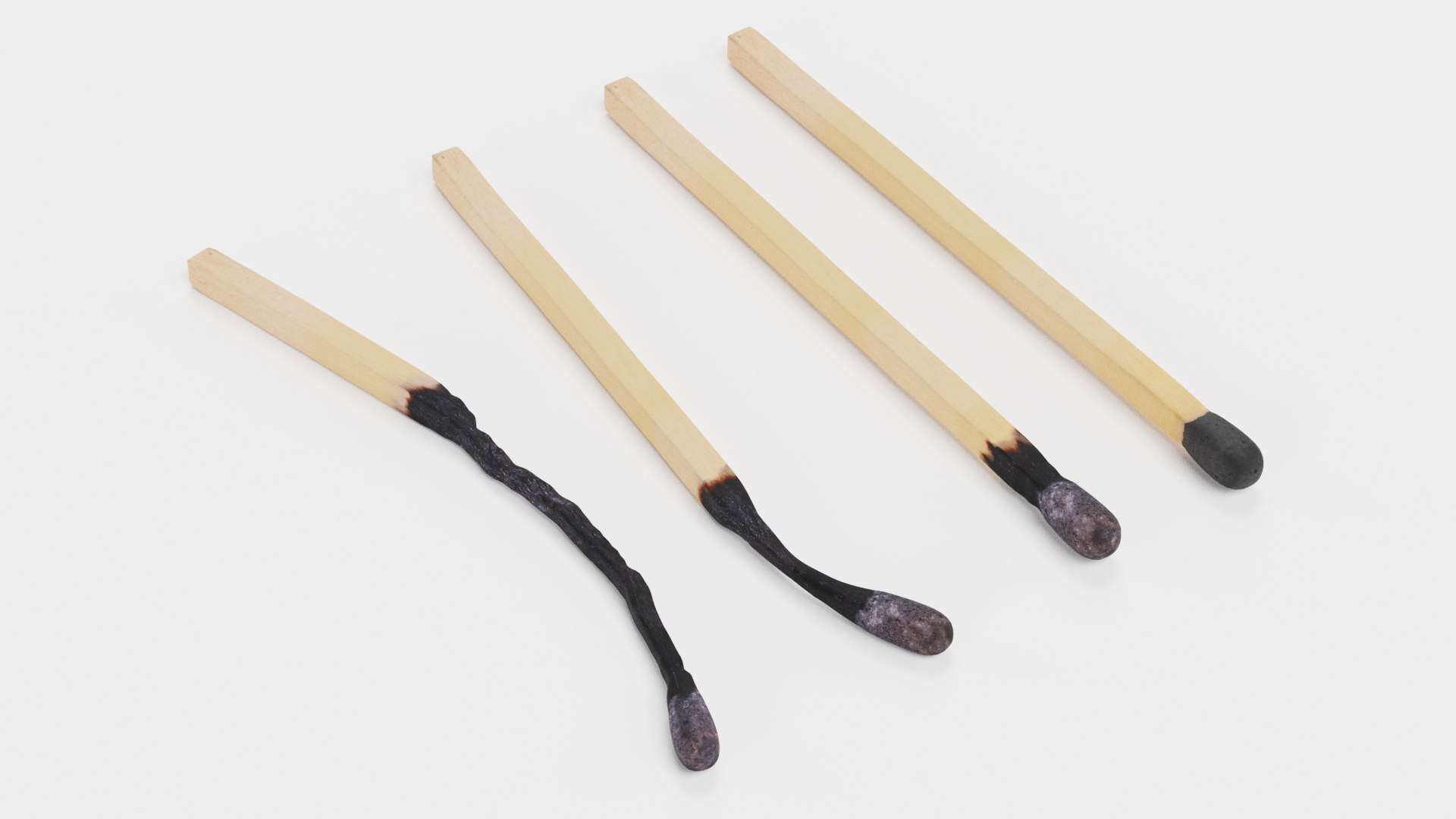 3D Matches Lights Pbr Model - TurboSquid 1529329