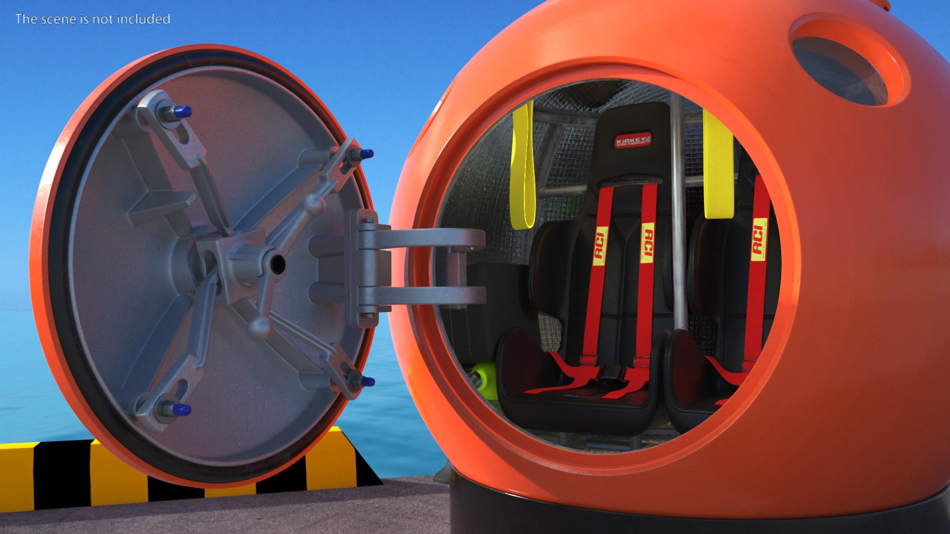 Tsunami Survival Capsule Rigged 3D Model - TurboSquid 1987141