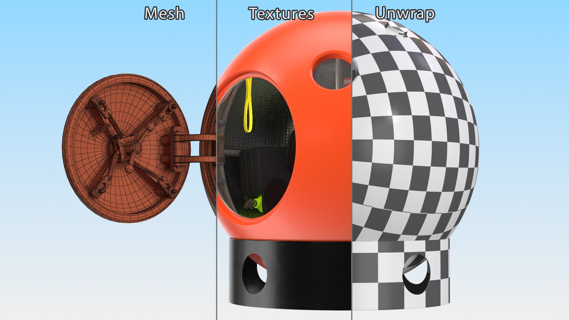 Tsunami Survival Capsule Rigged 3D model - TurboSquid 1987141
